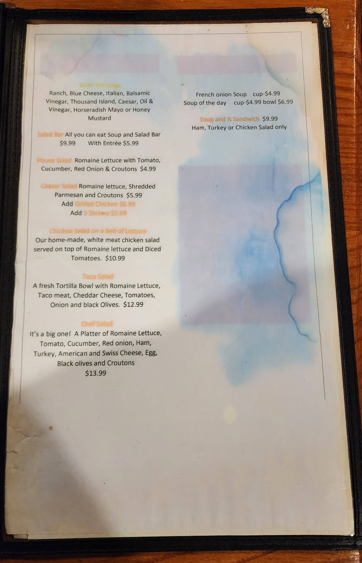 Menu at Grumpy Gators Bar & Grill, Homosassa