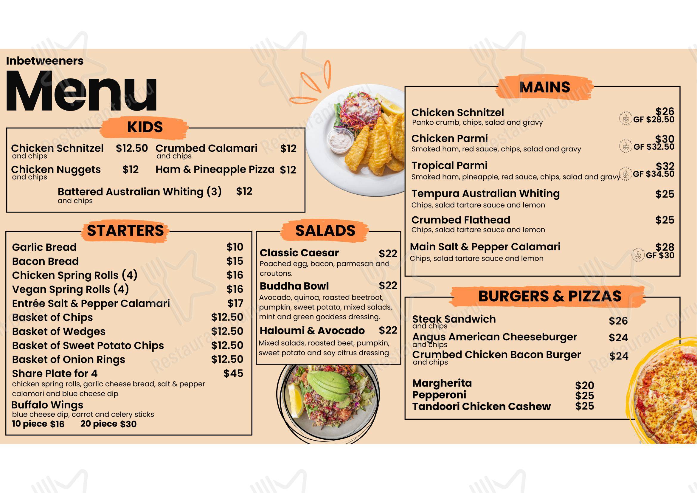 Menu at Hotel Monier pub & bar, Darra, 168 Monier Rd