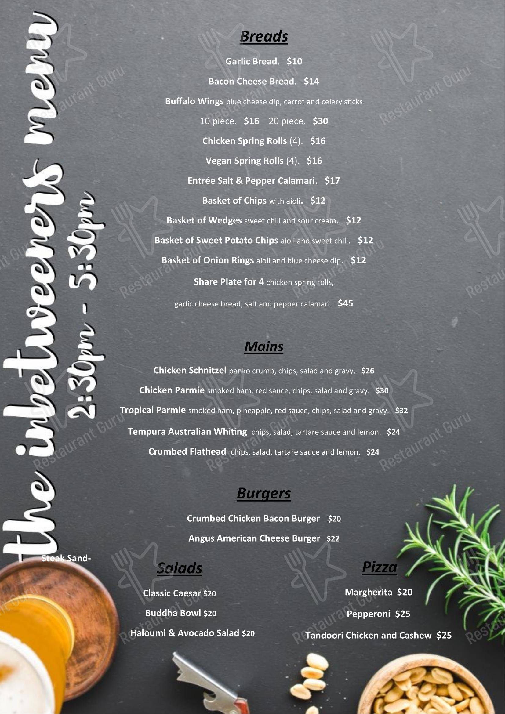Menu at Hotel Monier pub & bar, Darra, 168 Monier Rd