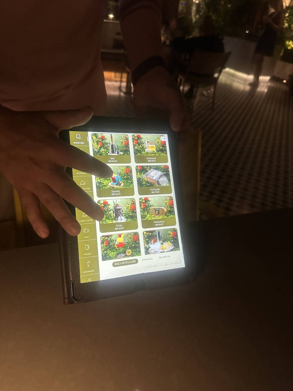 Menu at HuQQabaz Garden pub & bar, Dubai