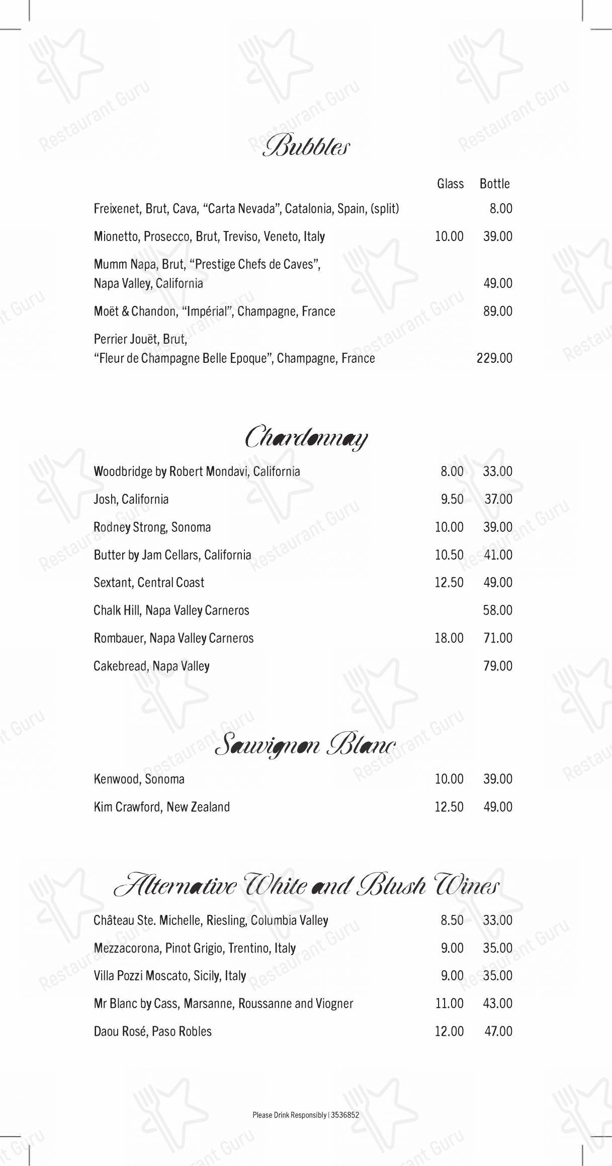 Menu at Hungry Hunter Steakhouse, Bakersfield