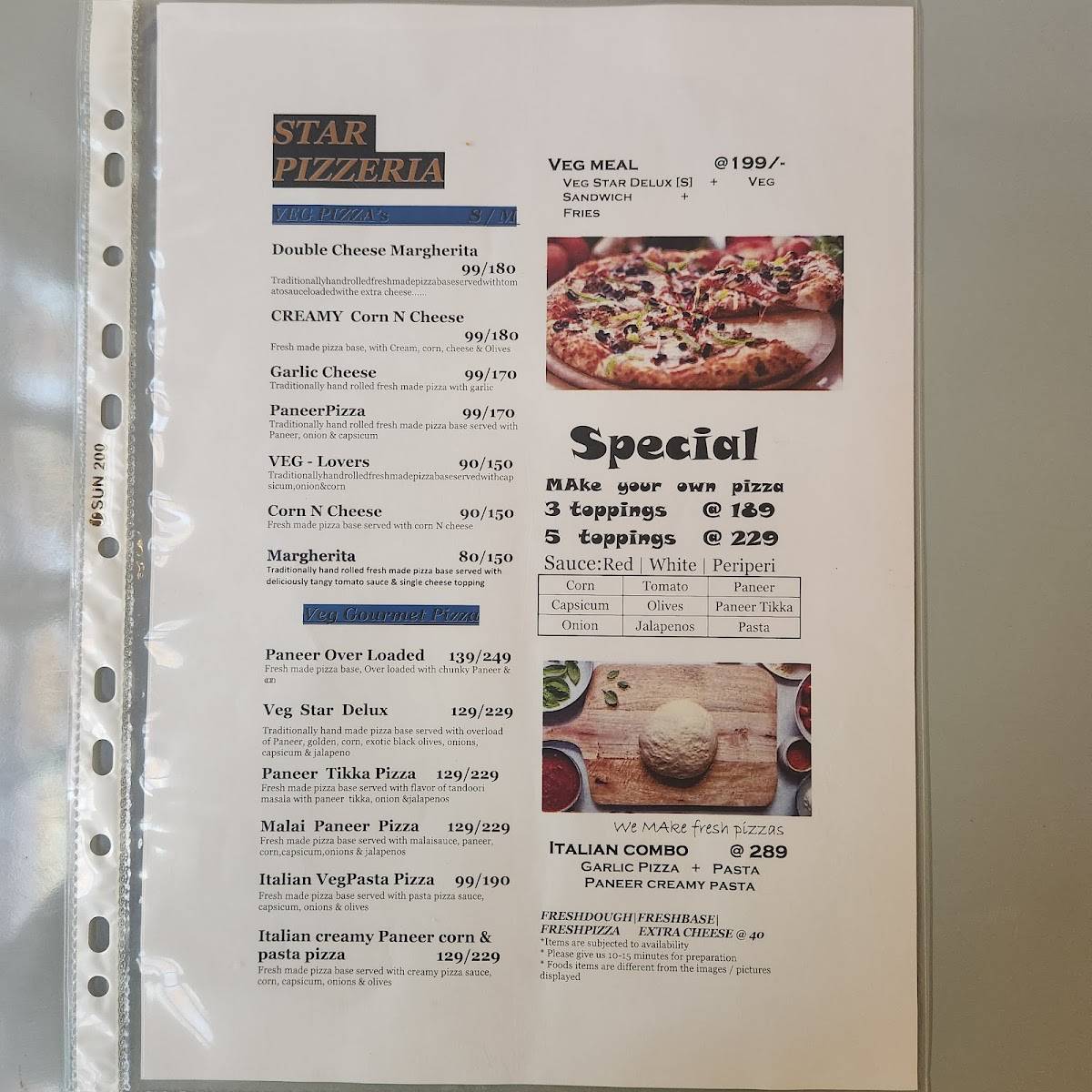 Menu at Star Cocina Resto Cafe, Hyderabad
