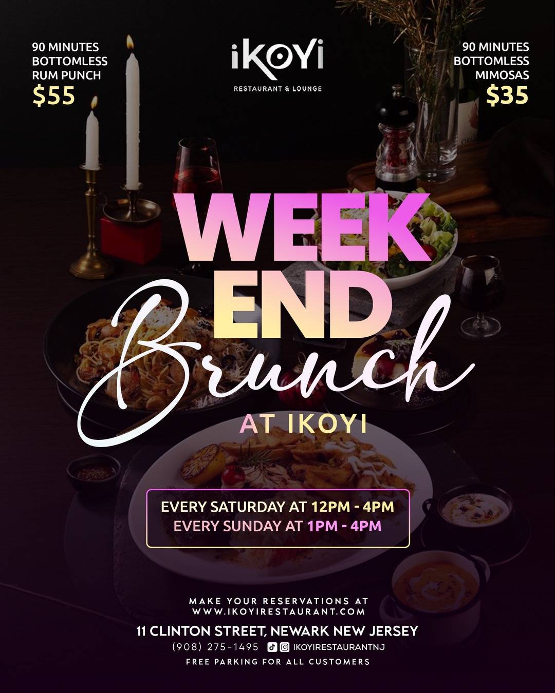 Carta de Ikoyi Restaurant and Lounge, Newark