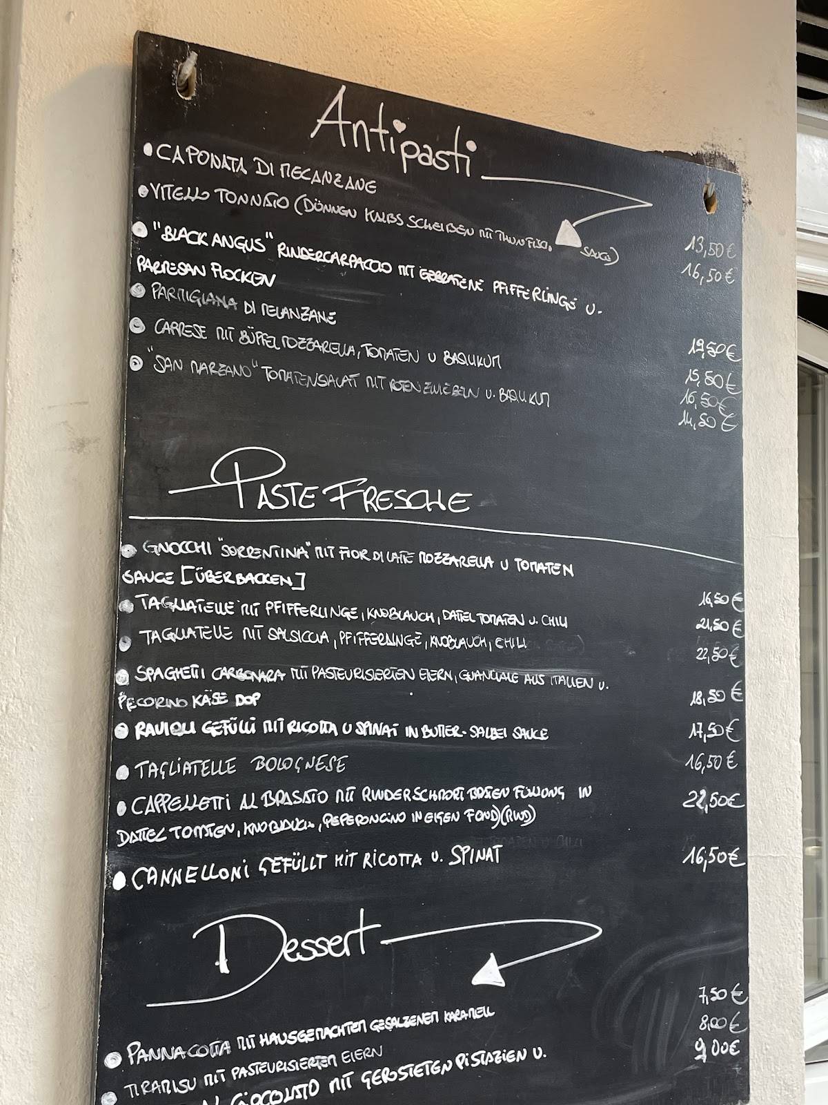 Speisekarte von Il Mattarello restaurant, Berlin