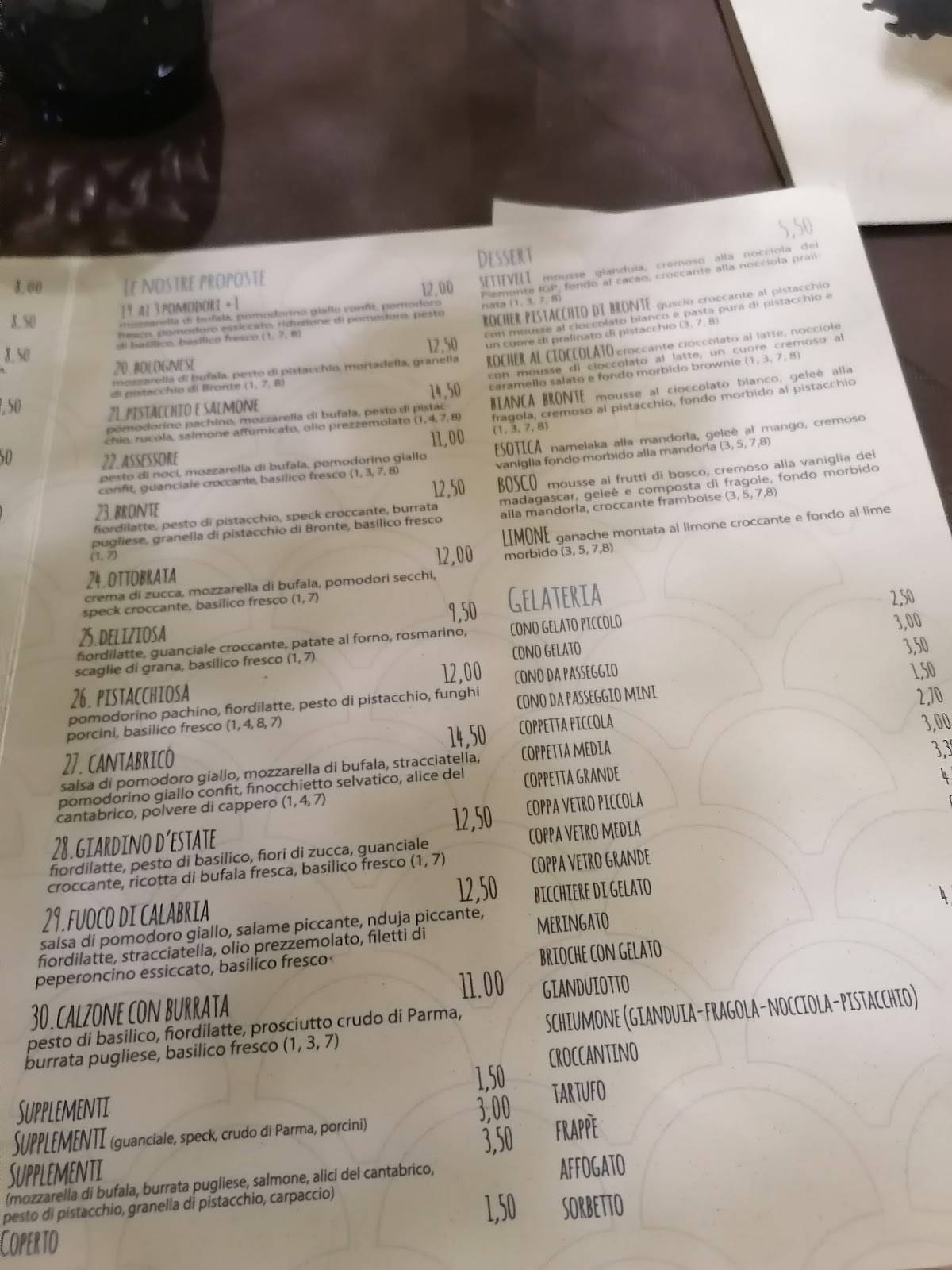 Menu da Il Moro pub & bar, Furci Siculo