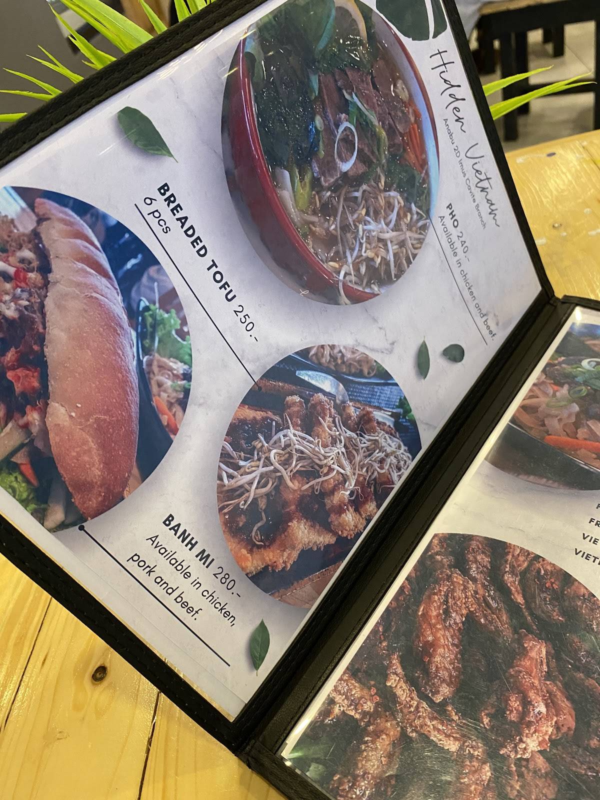 Menu at Hidden Vietnam - Anabu II-D Imus Cavite Branch restaurant, Imus