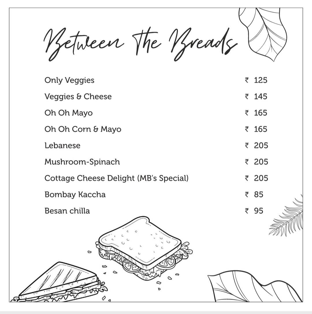 Menu at Casa Boho, Indore