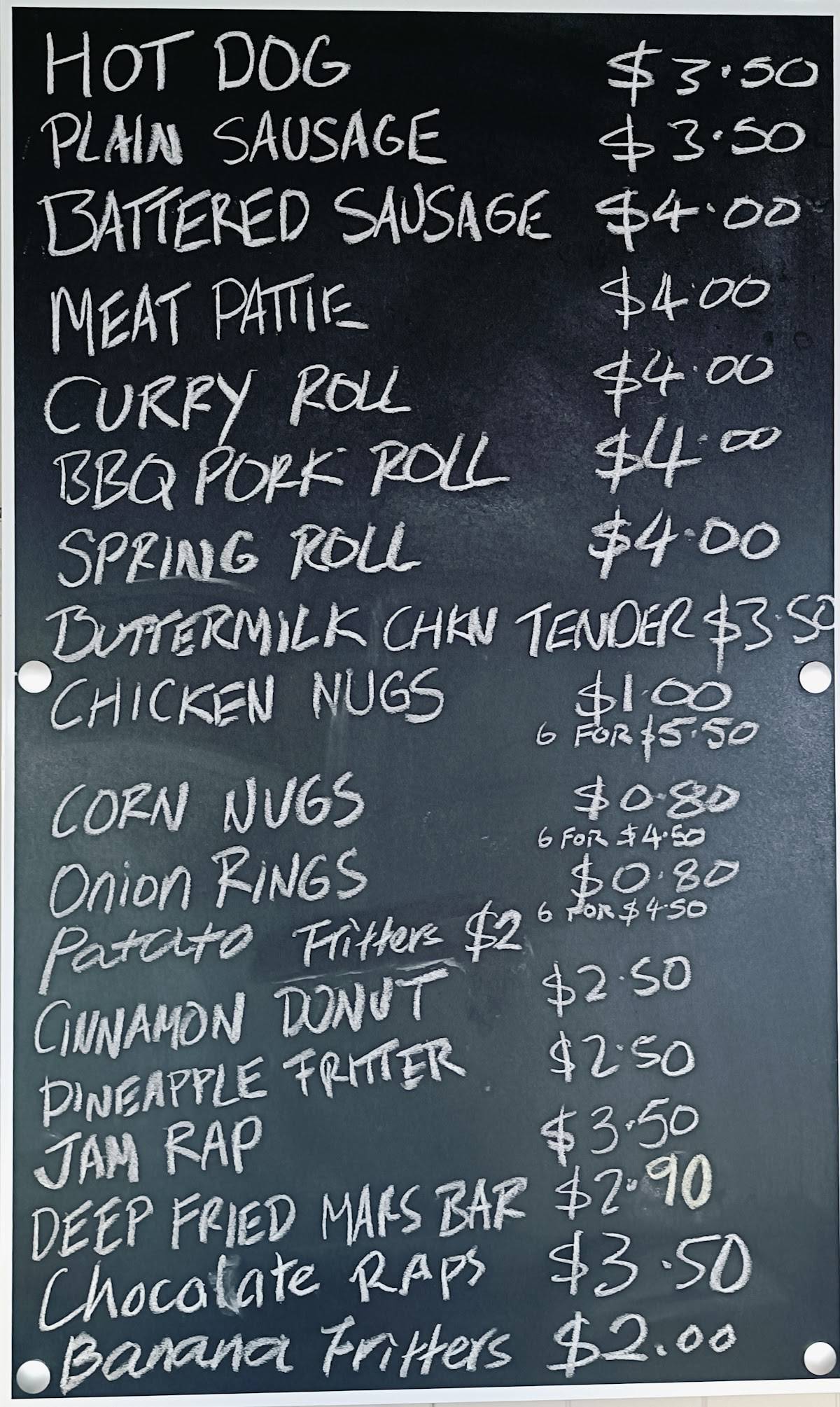Menu at Fry 'n' Wok Away Takeaway ( Roadhouse Takeaway ) restaurant ...