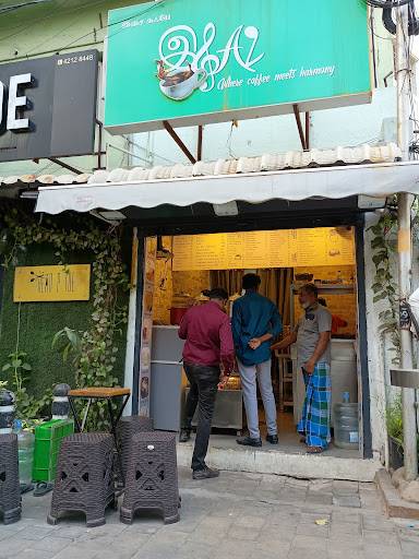 Menu at Isai cafe, Chennai