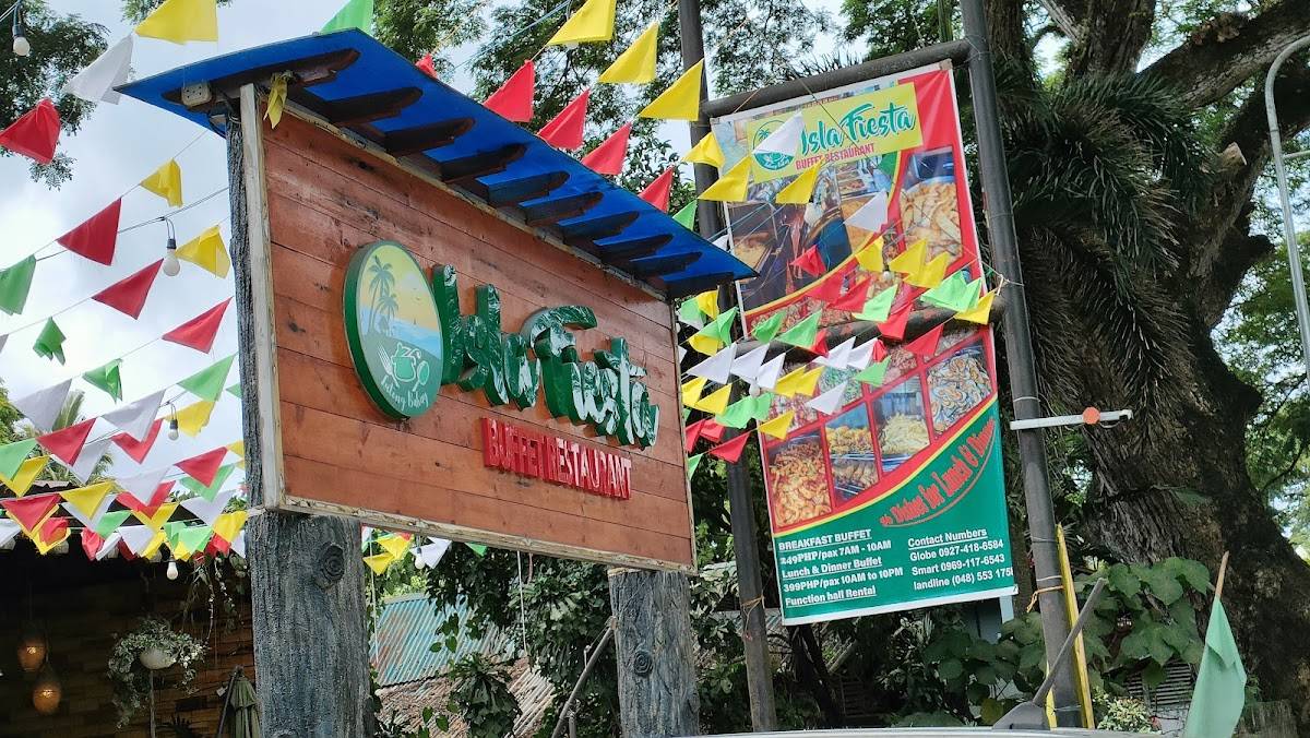 Menu at Isla Fiesta Buffet Restaurant, Puerto Princesa