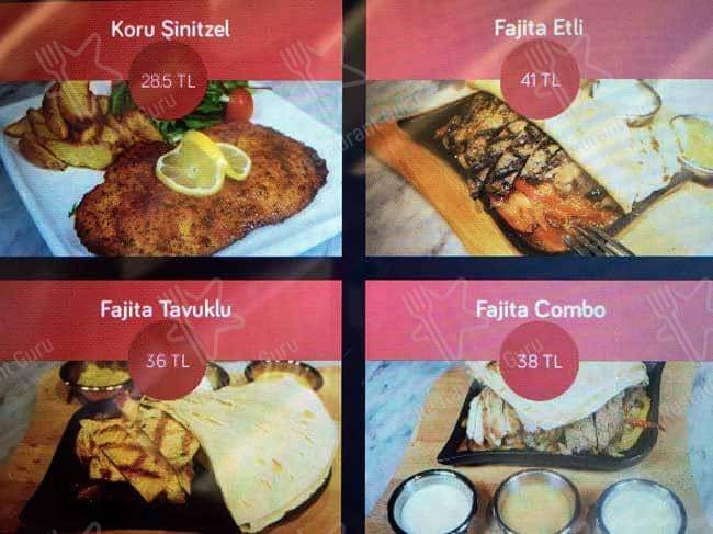 Carta de Koru Kitchen, Estambul, No: