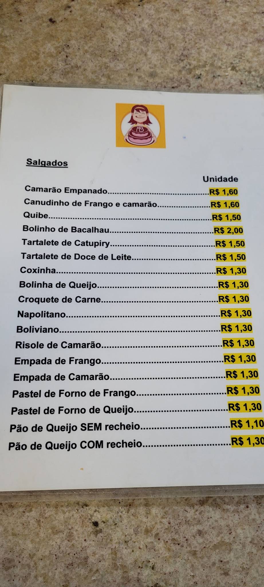 Menu em Ita Bolos sobremesas, Aracaju, R. Clara Almeida