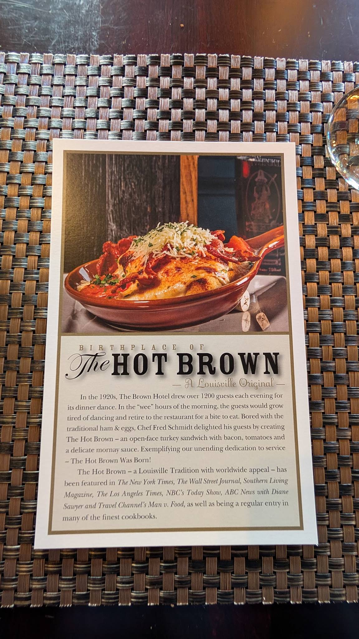 Menu at J Graham's Cafe, Louisville