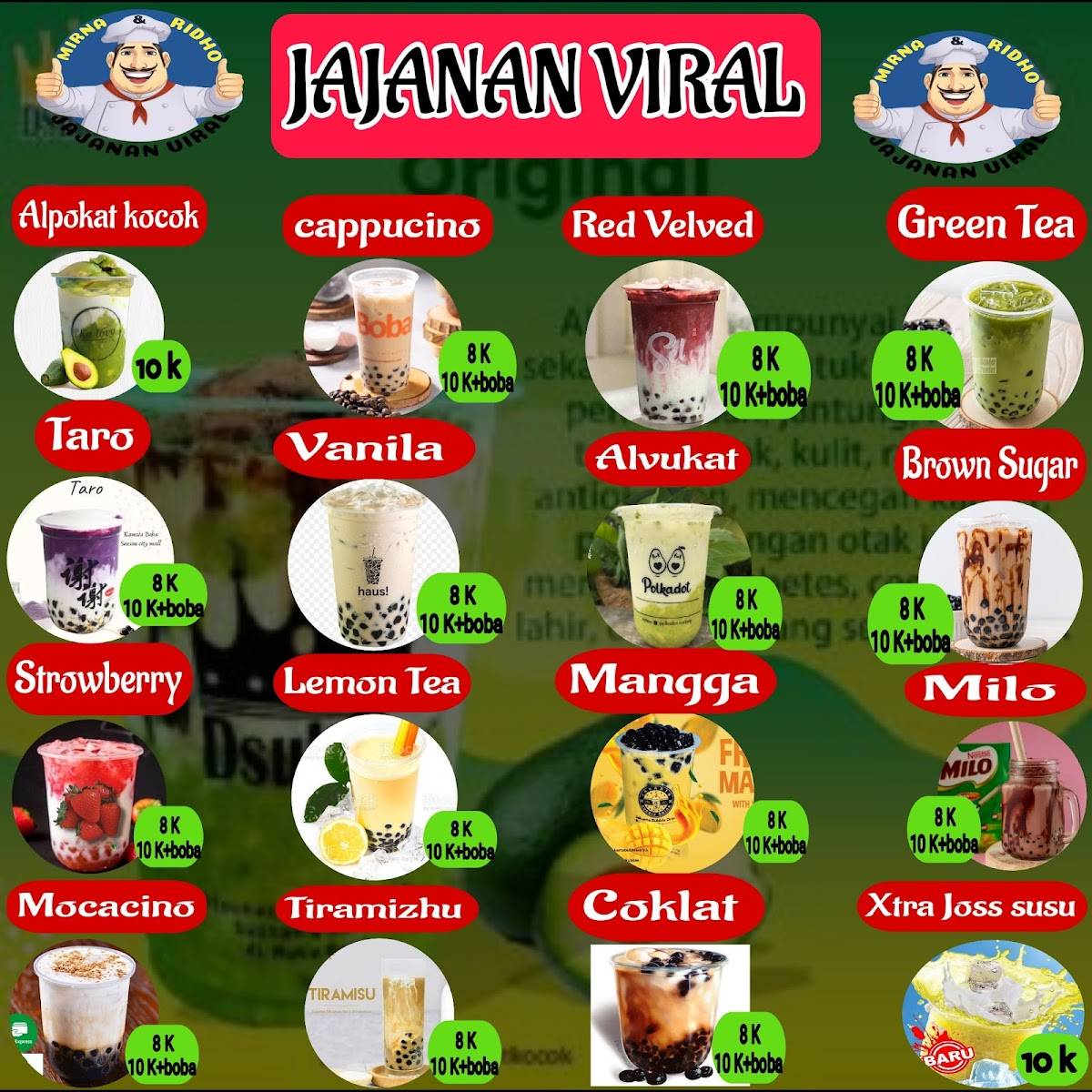Menu at JAJANAN VIRAL 02, Galesong Kota