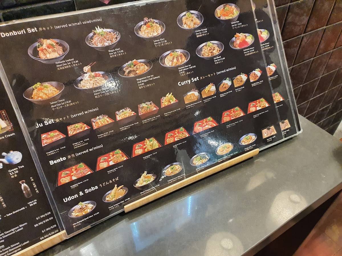 Menu at Japan City restaurant, Macquarie Park, Macquarie Centre