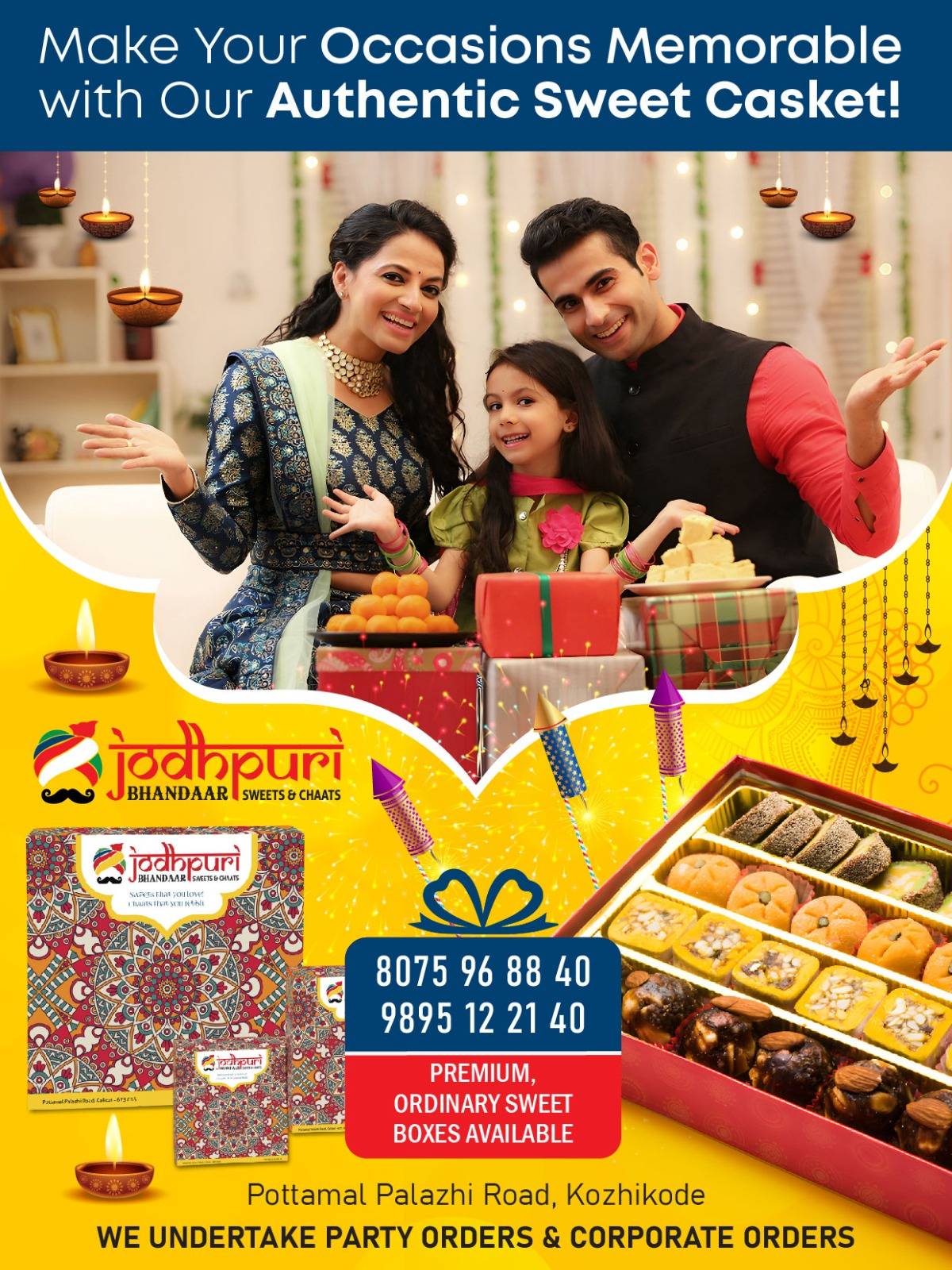 Menu at Jodhpuri Bhandaar Sweets and Chaats, Kozhikode