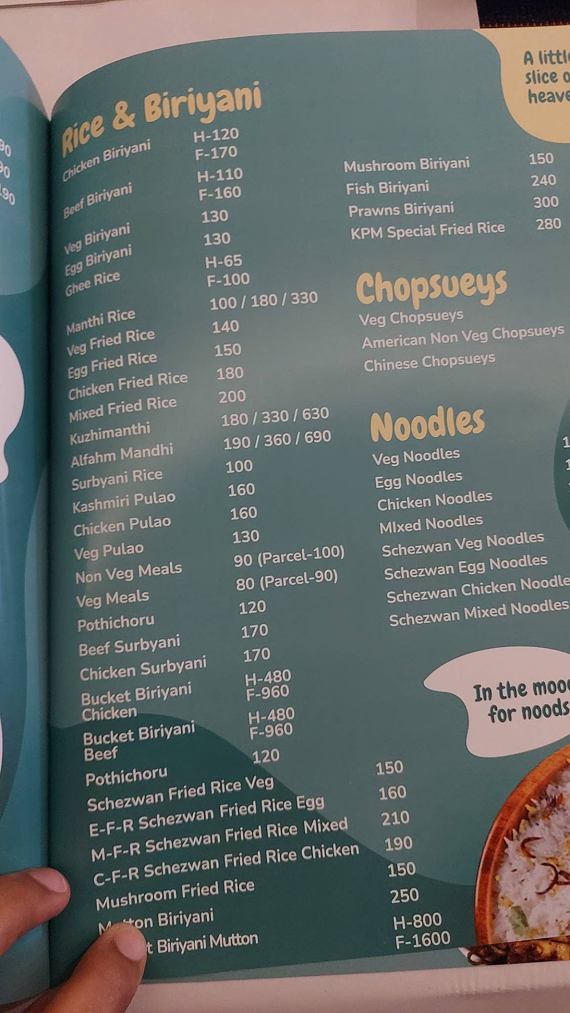 Menu at KPM Family Restaurant, Mannarkkad, NH 212