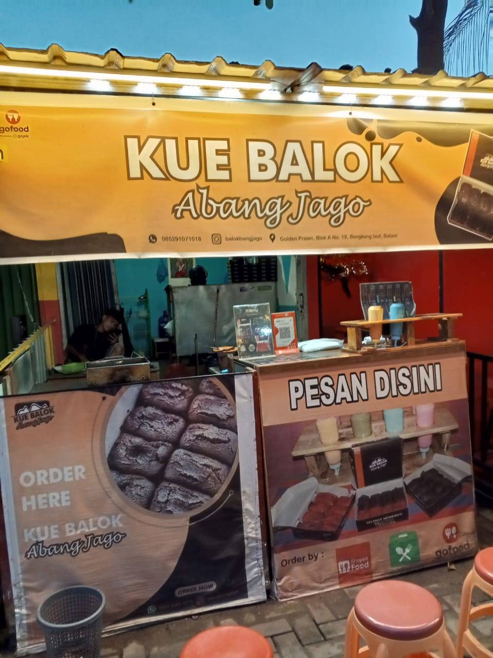 Menu at KUE BALOK Abang Jago, Batam