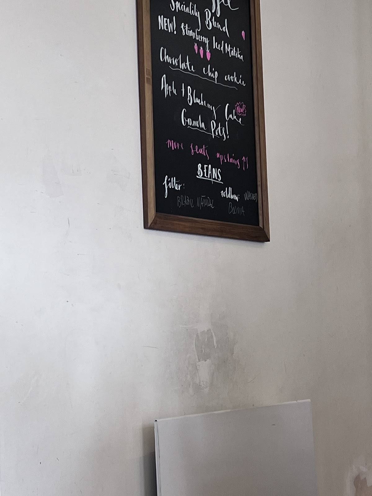 Menu at KURO COFFEE cafe, London