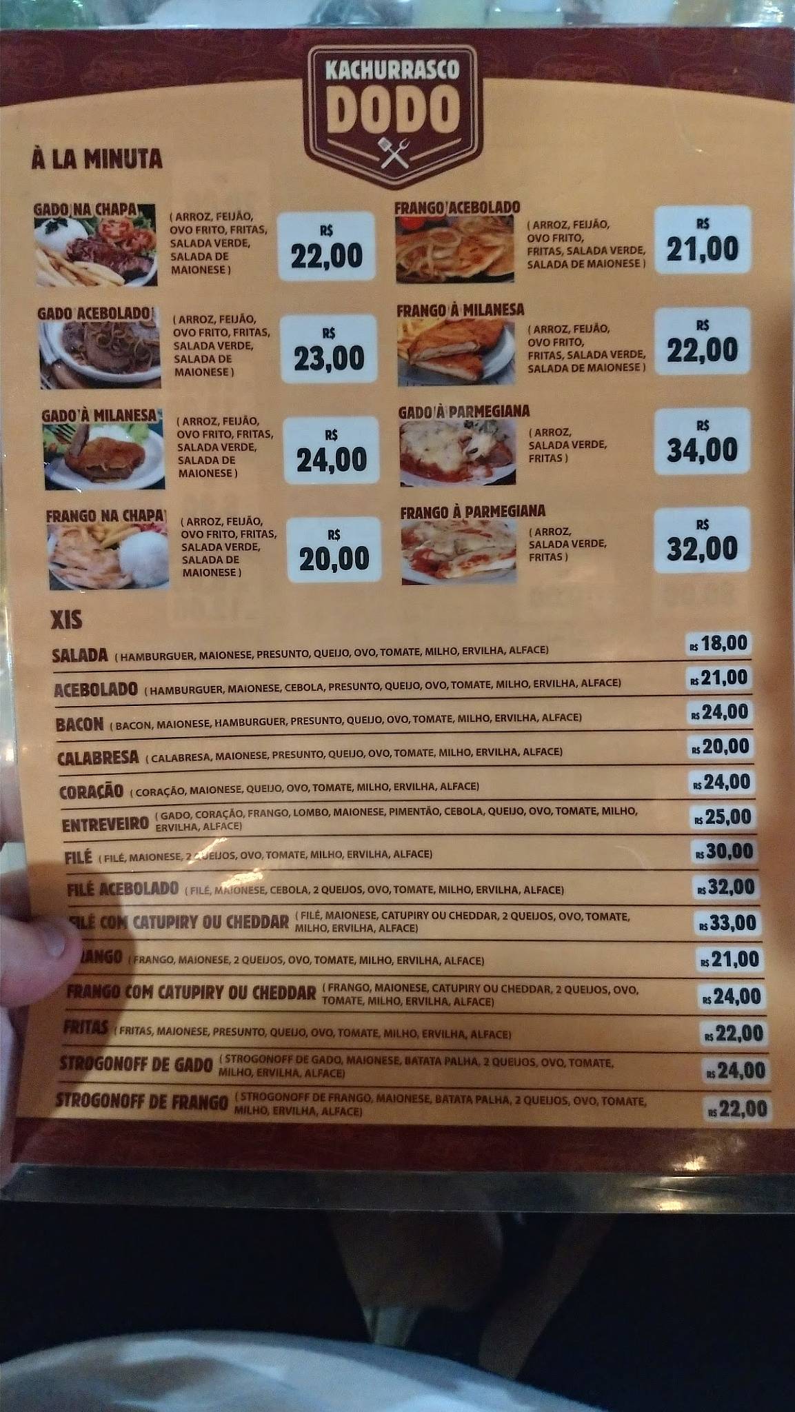 Menu em Kachurrasco Dodo restaurante, São Leopoldo