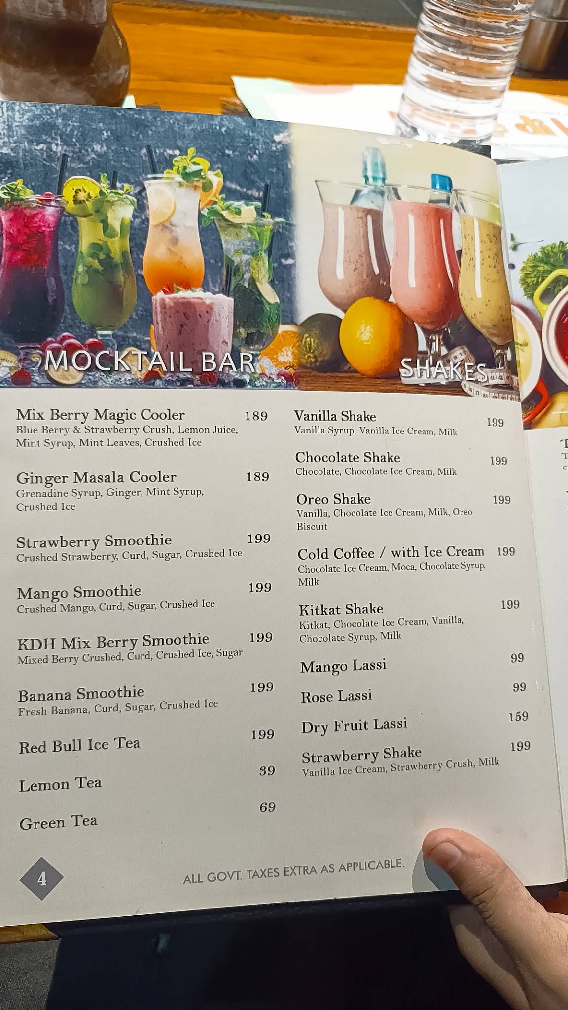 Menu at Kake Di Hatti Guwahati, Guwahati