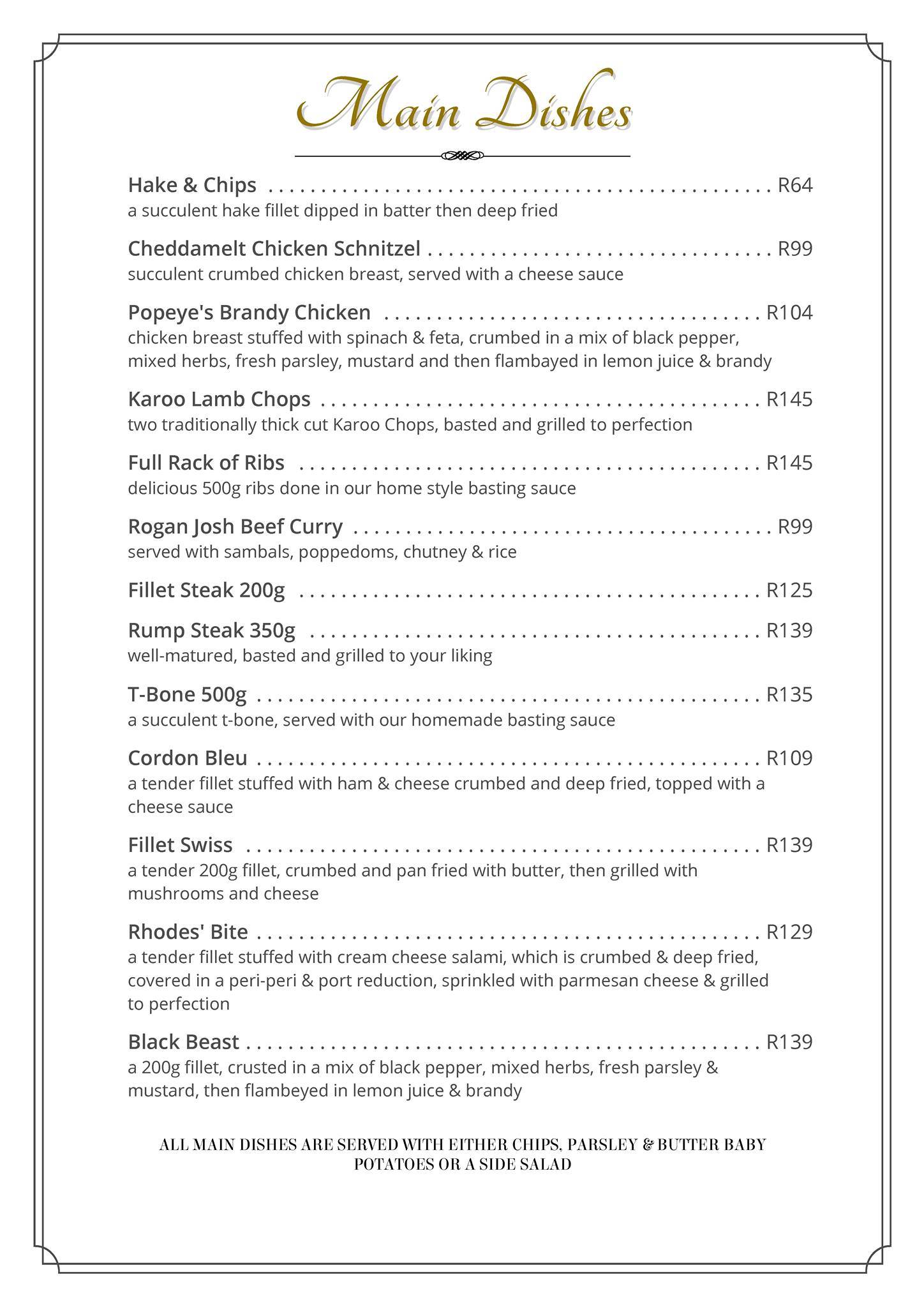 Menu at Halfway House Hotel Kimberley pub & bar, Kimberley