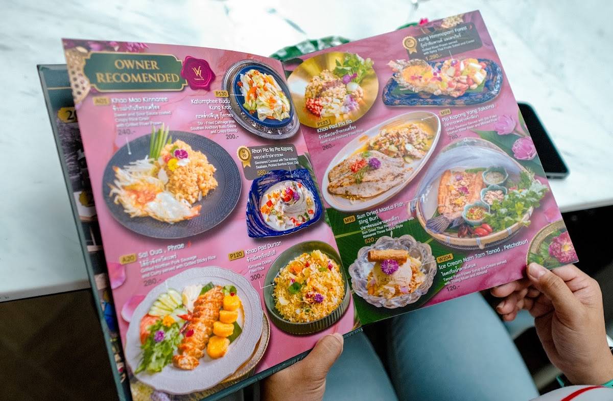 Menu at Kinnaree by Vanessa WU restaurant, Bangkok, 43 Soi Sukhumvit 8