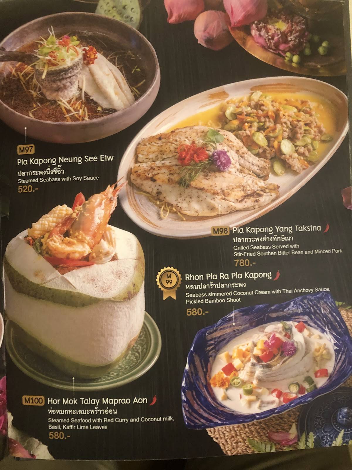 Menu at Kinnaree by Vanessa WU restaurant, Bangkok, 43 Soi Sukhumvit 8