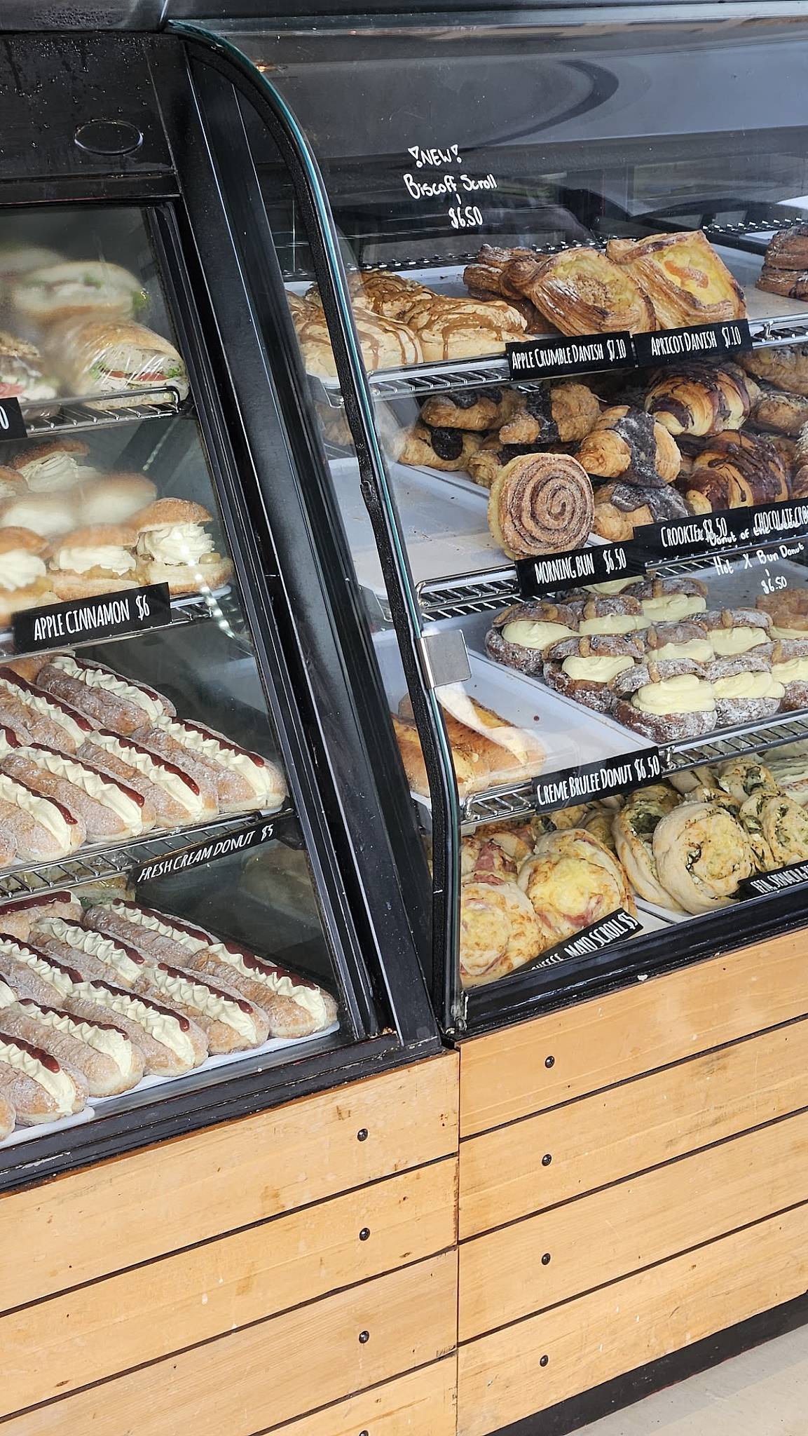 Menu at Knead Bakery, Palmerston North