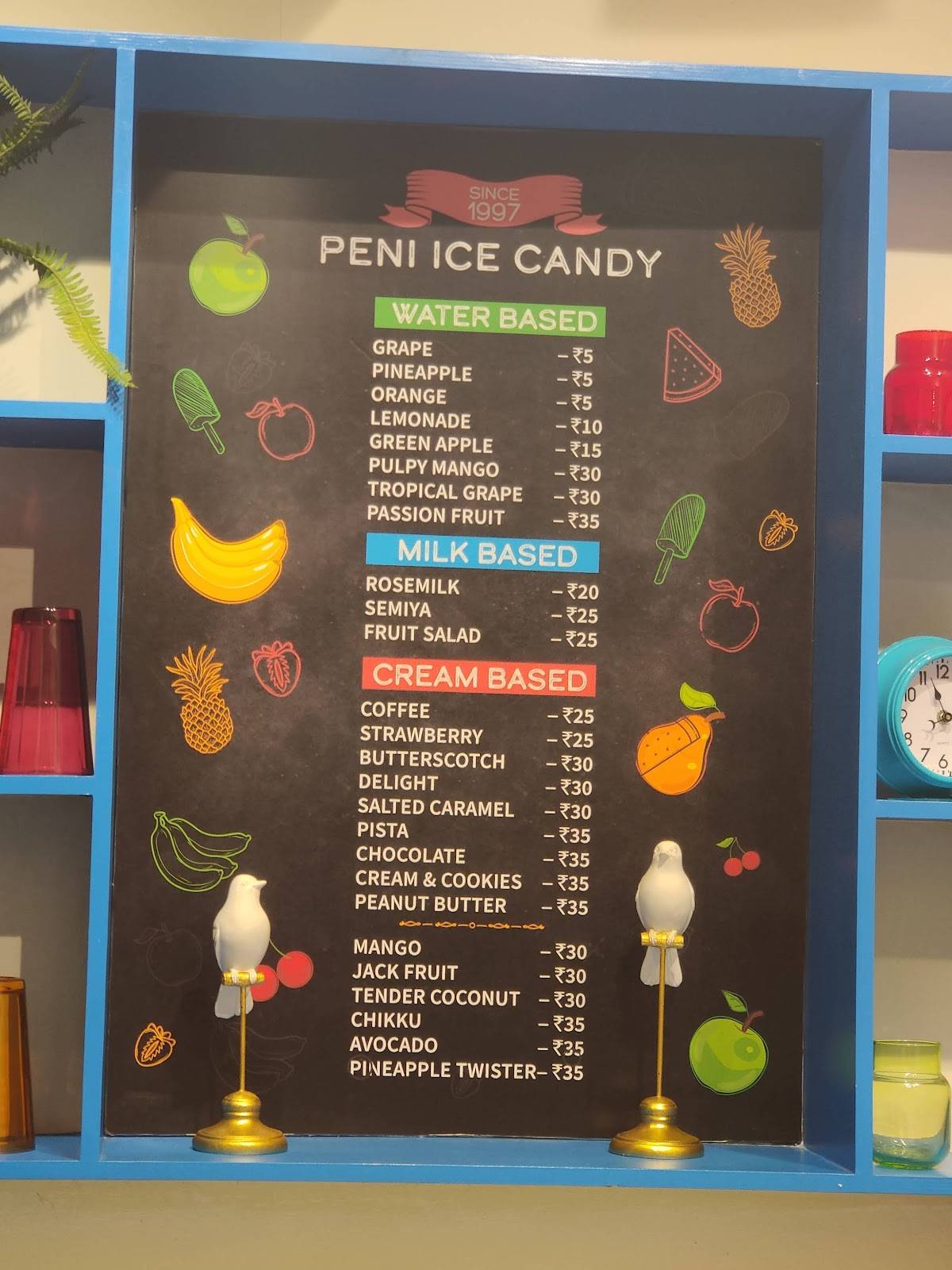 Menu at Peni Ice Candy - Aluva, Kochi, Kochi, Poonkavanam Towers