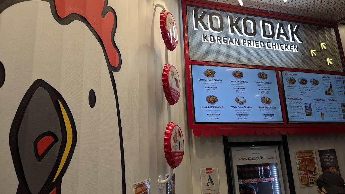 Menu at Kokodak Chicken Manukau Westfield, Auckland