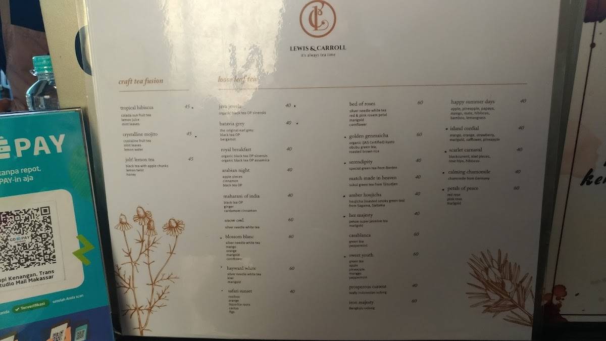 Carta de Kopi Kenangan - Trans Studio Mall Makassar, Macasar