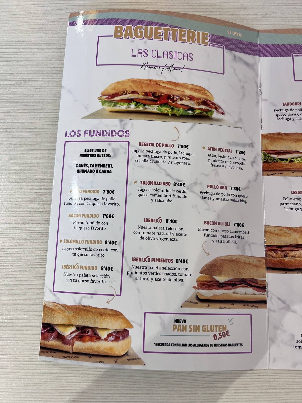 Menu at Krunch Megapark restaurant, Barakaldo, CC MEGAPARK