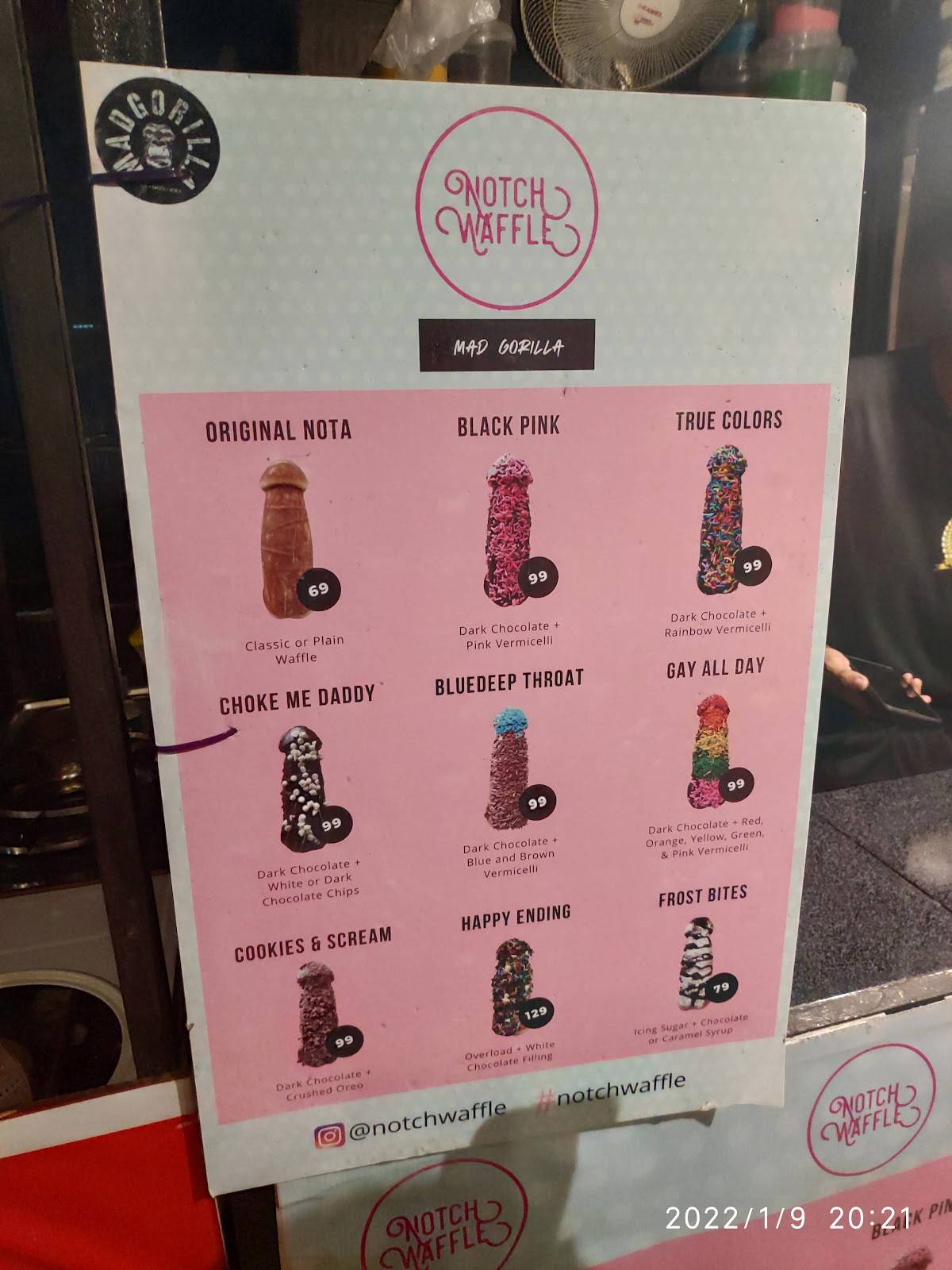 Carta del pub y bar Kwik Spar, Cebú