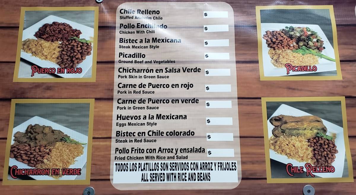 Menu at La Fuente Restaurant KCK, Kansas City