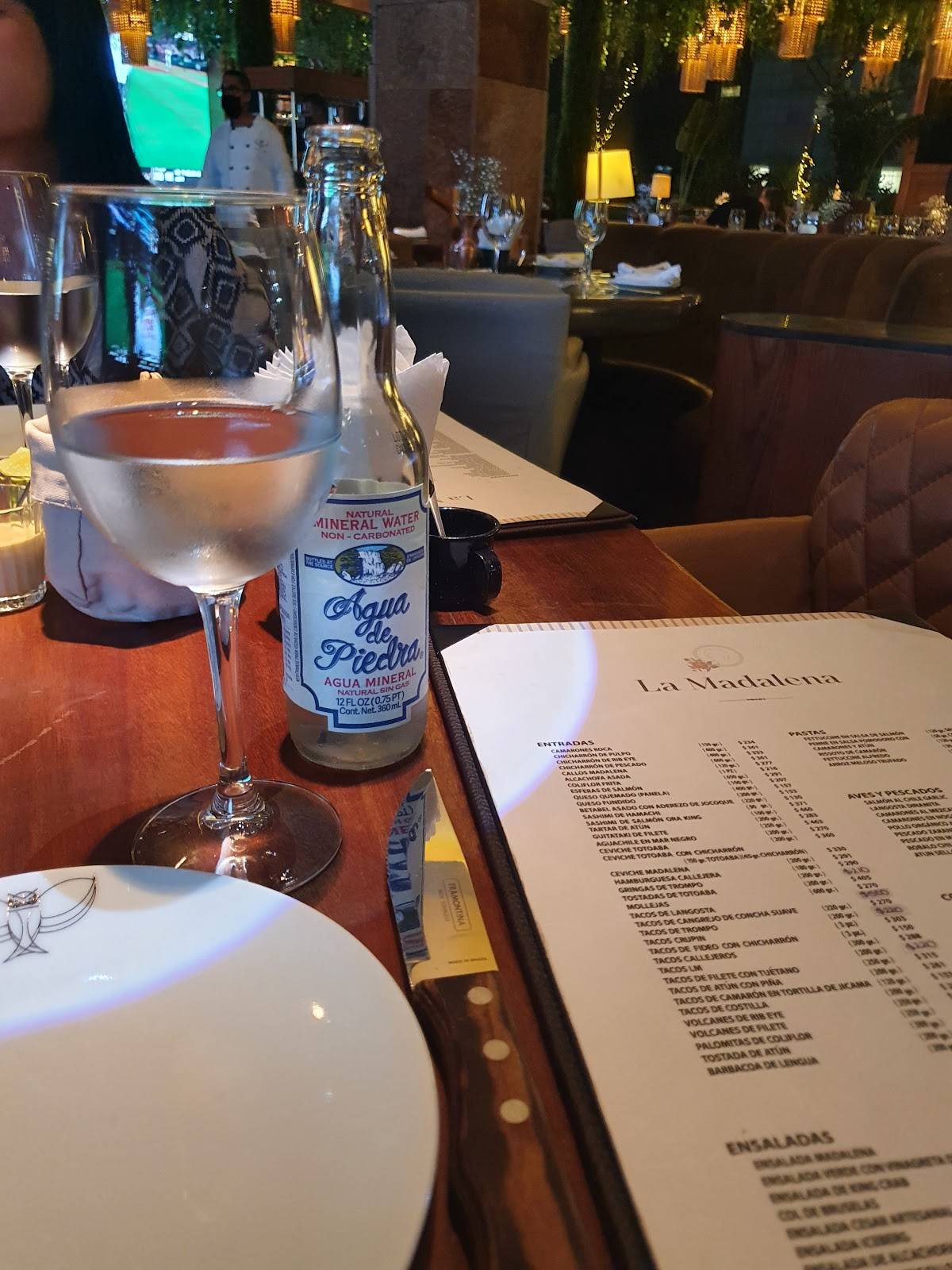 Carta del restaurante La Madalena Guadalajara, Zapopan
