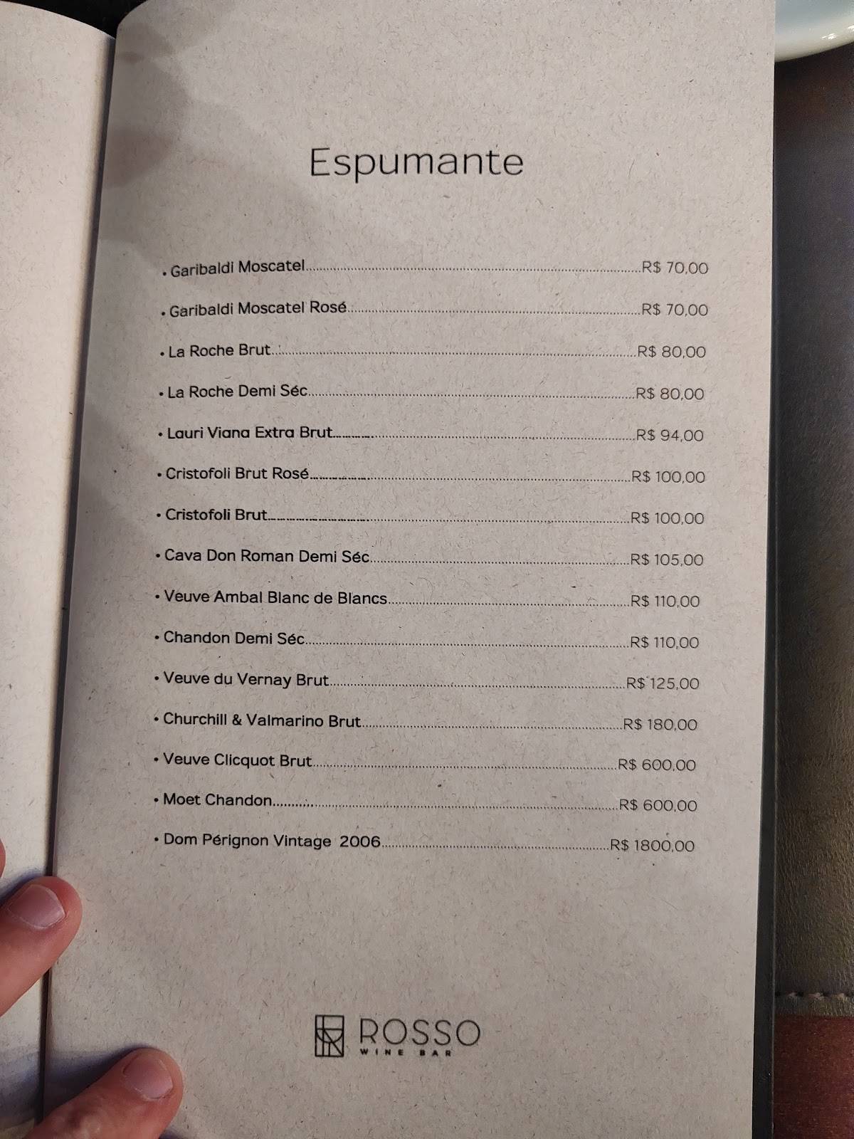 Menu em La Máfia Trattoria restaurante, Cascavel