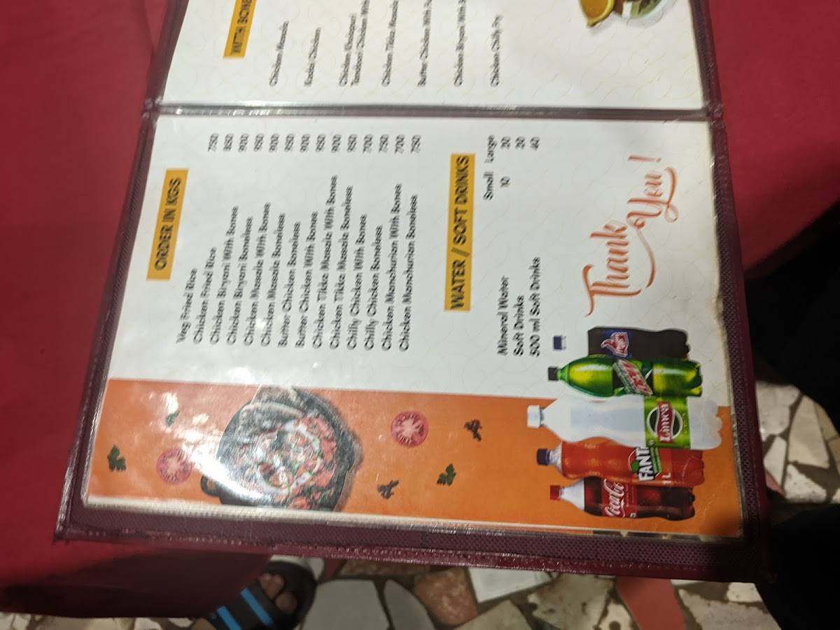 Menu at Lamas Fast Food, Majorda