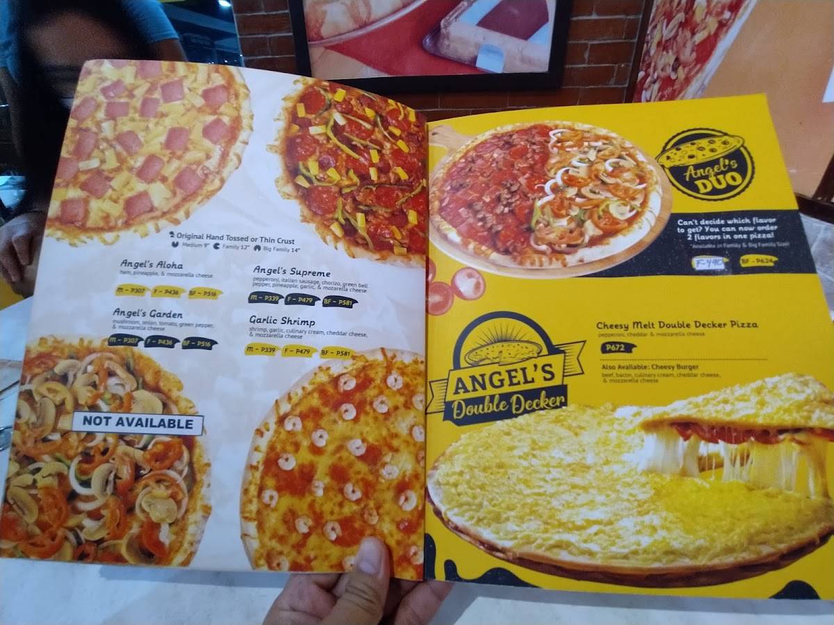 Menu at Angel's Pizza - Mactan Cebu restaurant, Lapu-Lapu City