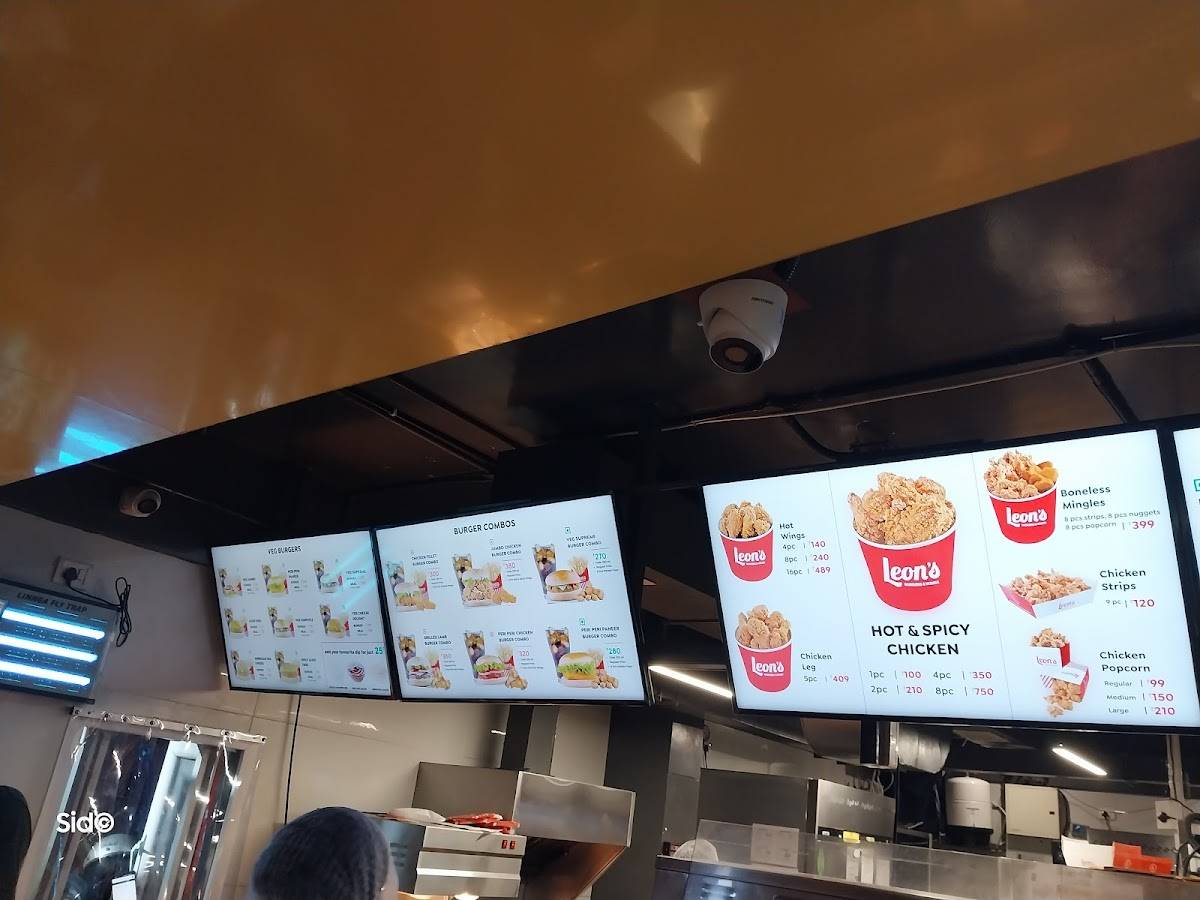 Menu at Leon's Burgers & Wings - BTM Layout, Bengaluru