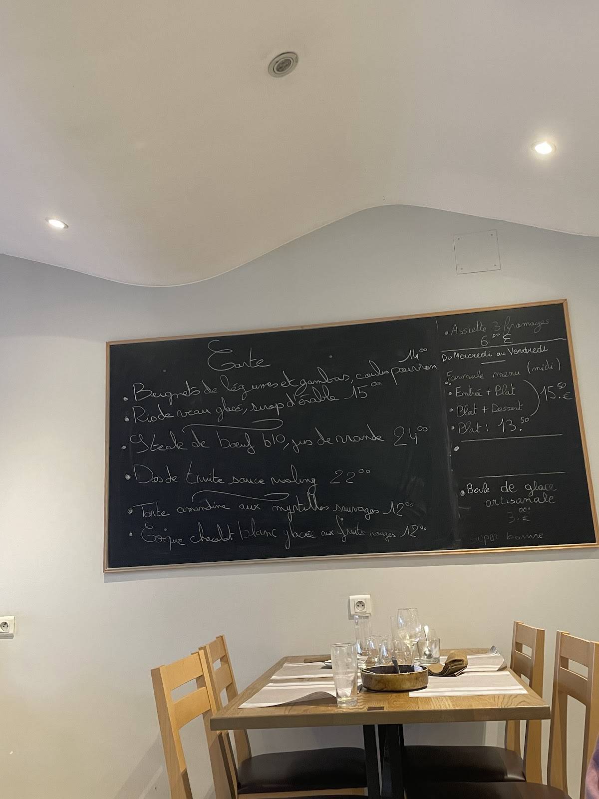 Menu au Les Commis restaurant, Contrexéville