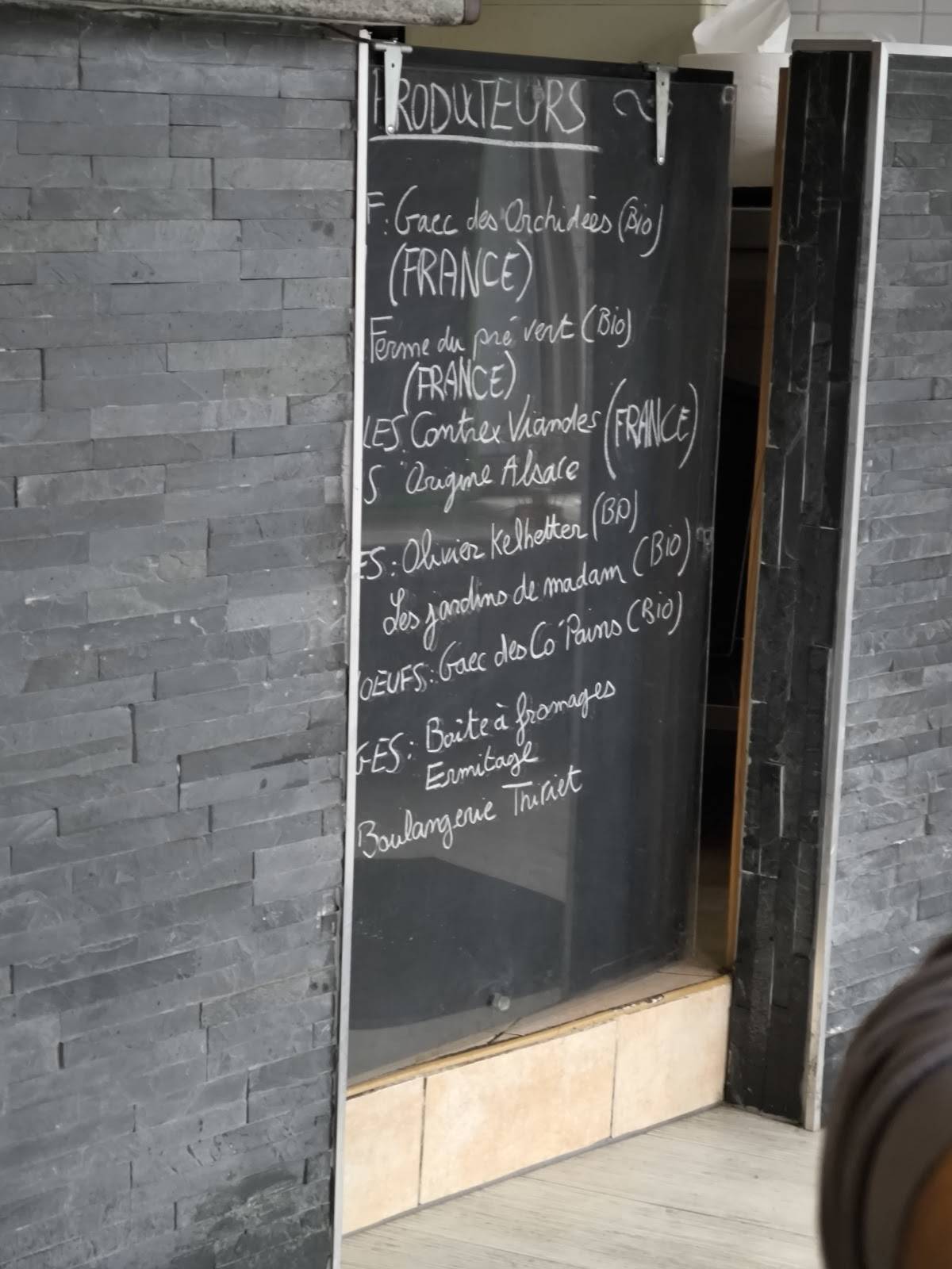 Menu at Les Commis restaurant, Contrexéville
