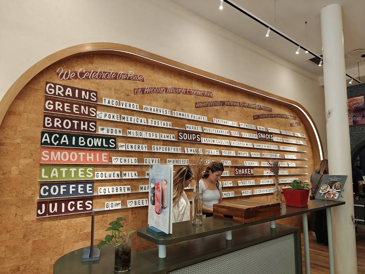 Menu at Life Alive Organic Cafe Back Bay, Boston, 431 Boylston St