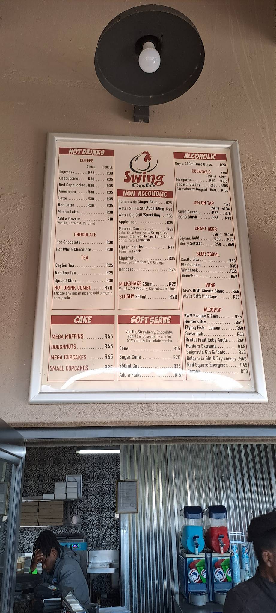 Menu at Lift Cafe @ Graskop Gorge Lift Co, Graskop, Hazyview Road