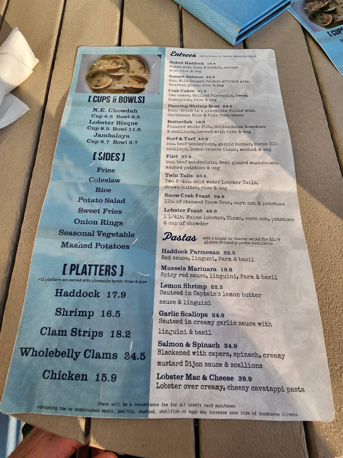 Menu at Lighthouse Point Bar and Grille, The Villages