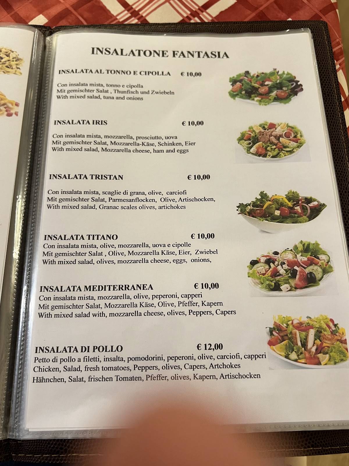 Speisekarte von Bar Spaghetteria Da Titano Di Fort Enea, Limone Sul Garda