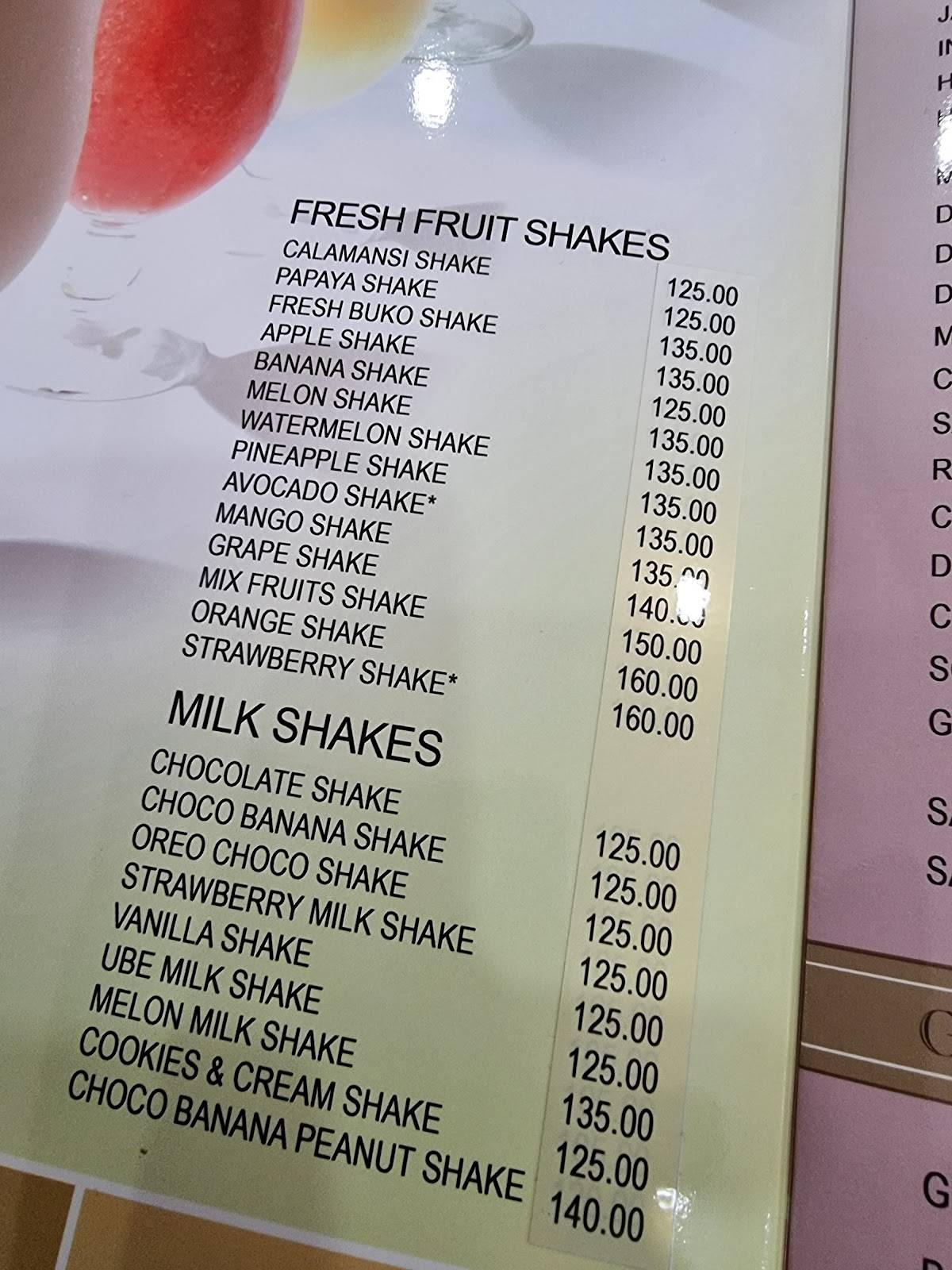 Menu at Lipa Grill restaurant, Lipa