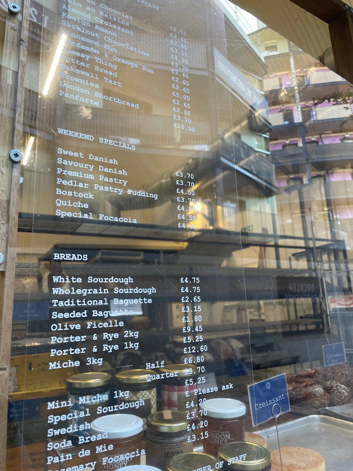Menu at Little Bread Pedlar restaurant, London, Unit 4-6