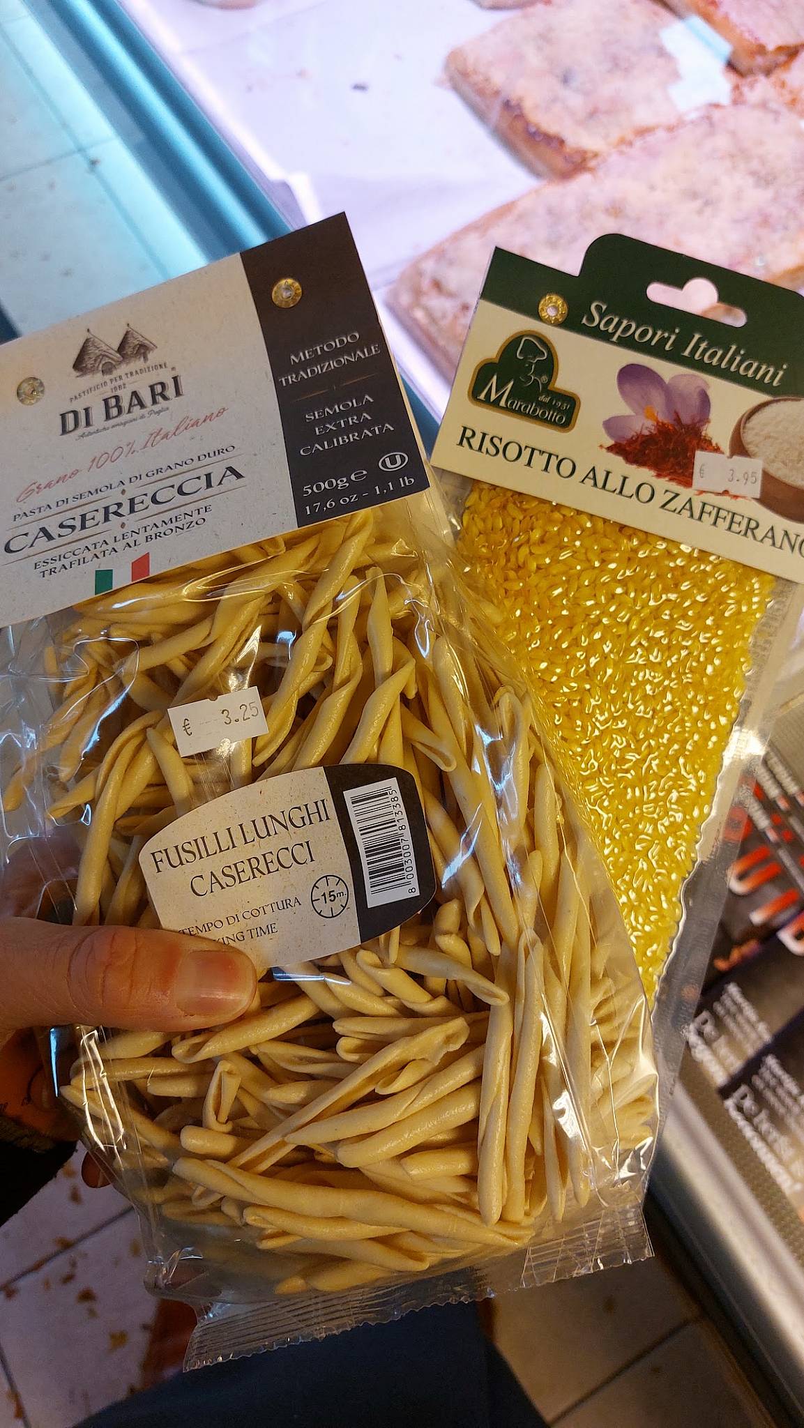 Menu at Little Italy, Rotterdam