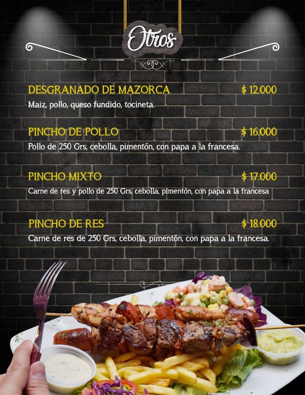Carta del pub y bar Locos x el asado-Express, Bucaramanga, Centro ...